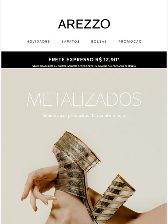 Arezzo: Descubra como usar METALIZADOS | Milled