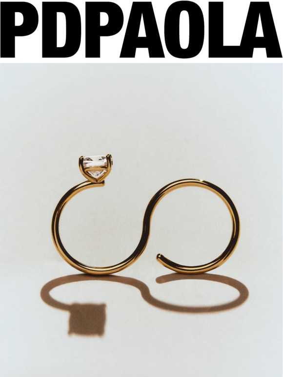 PDPAOLA: Meet the new Sophia ring | Milled