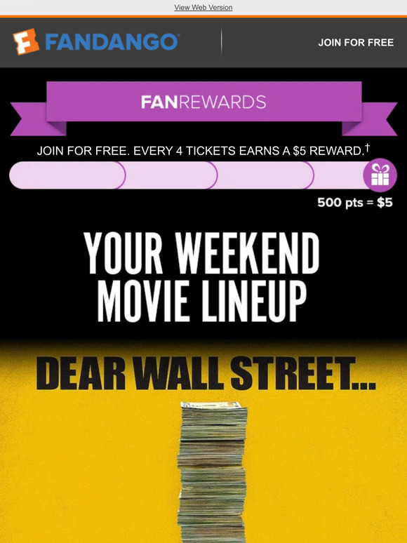 Fandango: Your Weekend Movie Lineup | Milled