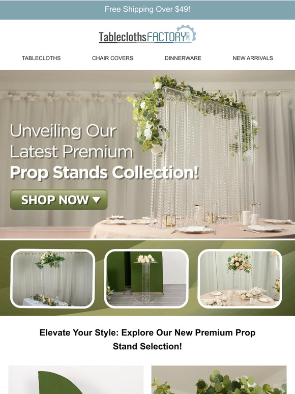 TableClothsFactory: Elevate Your Style: Explore Our New Premium Prop ...