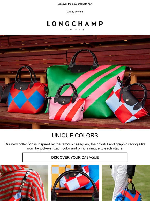 Longchamp: Le Pliage Casaque: Unique colors for you! | Milled
