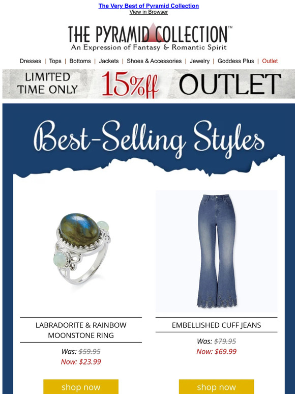 Pyramid Collection: Our Most-Popular Selections Are Online Now! | Milled