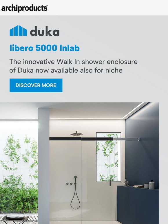 Archiproducts: libero 5000 Inlab - The innovative Walk In shower ...