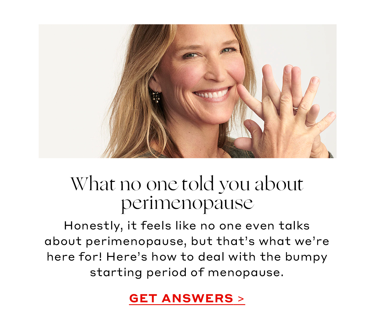 Womaness: 4 surprising skin changes in perimenopause | Milled