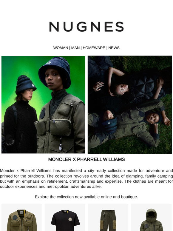 Nugnes: MONCLER X PHARRELL WILLIAMS | New collab collection out now ...