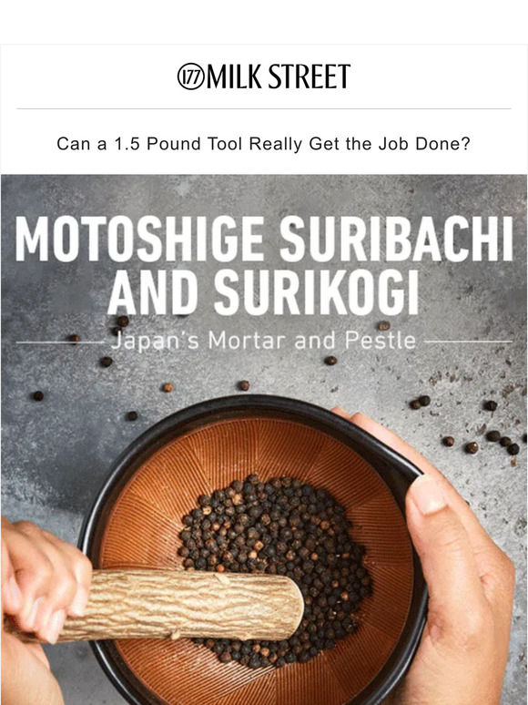 Milk Street Kitchen: The Game-Changing Japanese Mortar and Pestle is ...