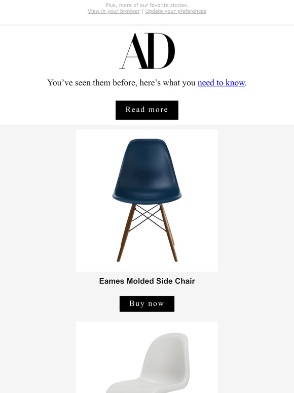 Architectural Digest: Iconic Dining Chairs You Should Know By Name | Milled