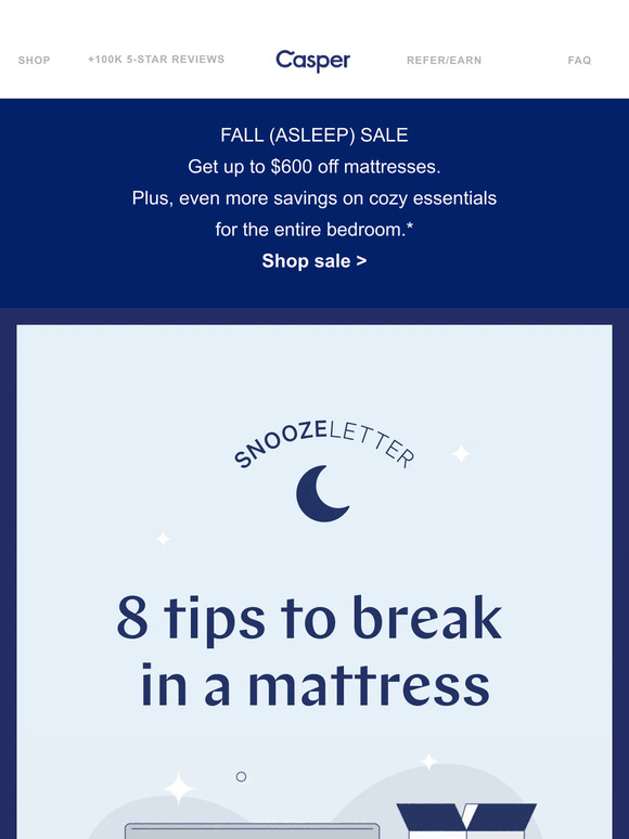 Casper: Make a new mattress feel like it was made for you. | Milled