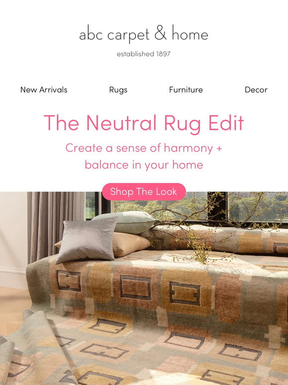 ABC Carpet & Home: The Neutral Rug Edit | Milled