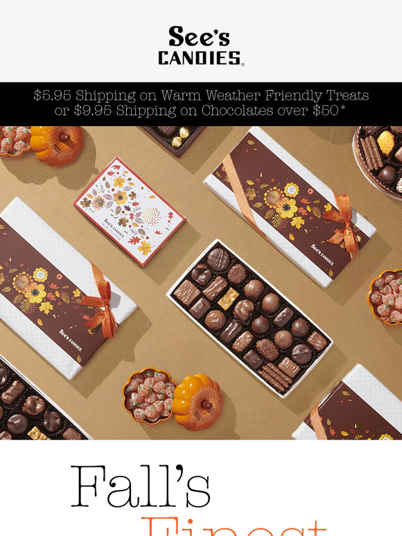 See's Candies: Inside: First Day of Fall Treats! 🍁 | Milled