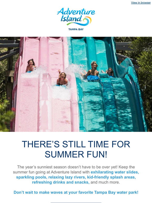 SeaWorld: —, There’s Still Time for Summer Fun! | Milled