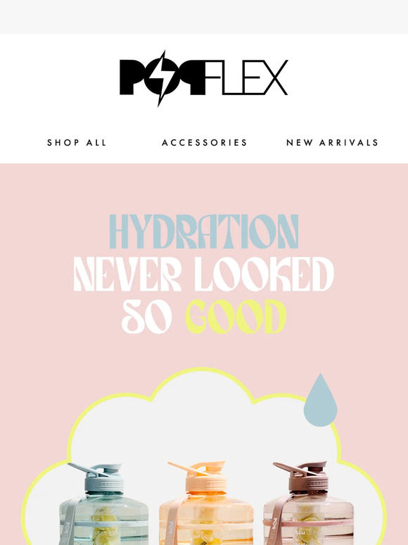 POPFLEX: RESTOCK: Gallon Timer Bottle | Milled