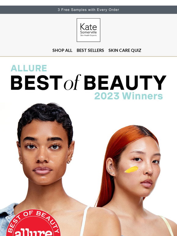 Kate Somerville: Allure’s Best Of Beauty 2023 Winners Are…🏆 | Milled