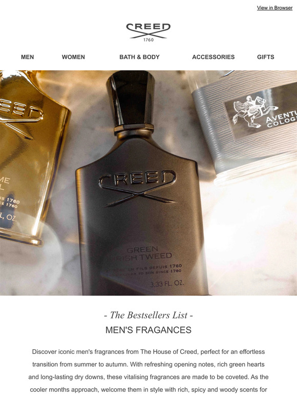 Creed: Find Your Next Signature Creed Fragrance | Milled