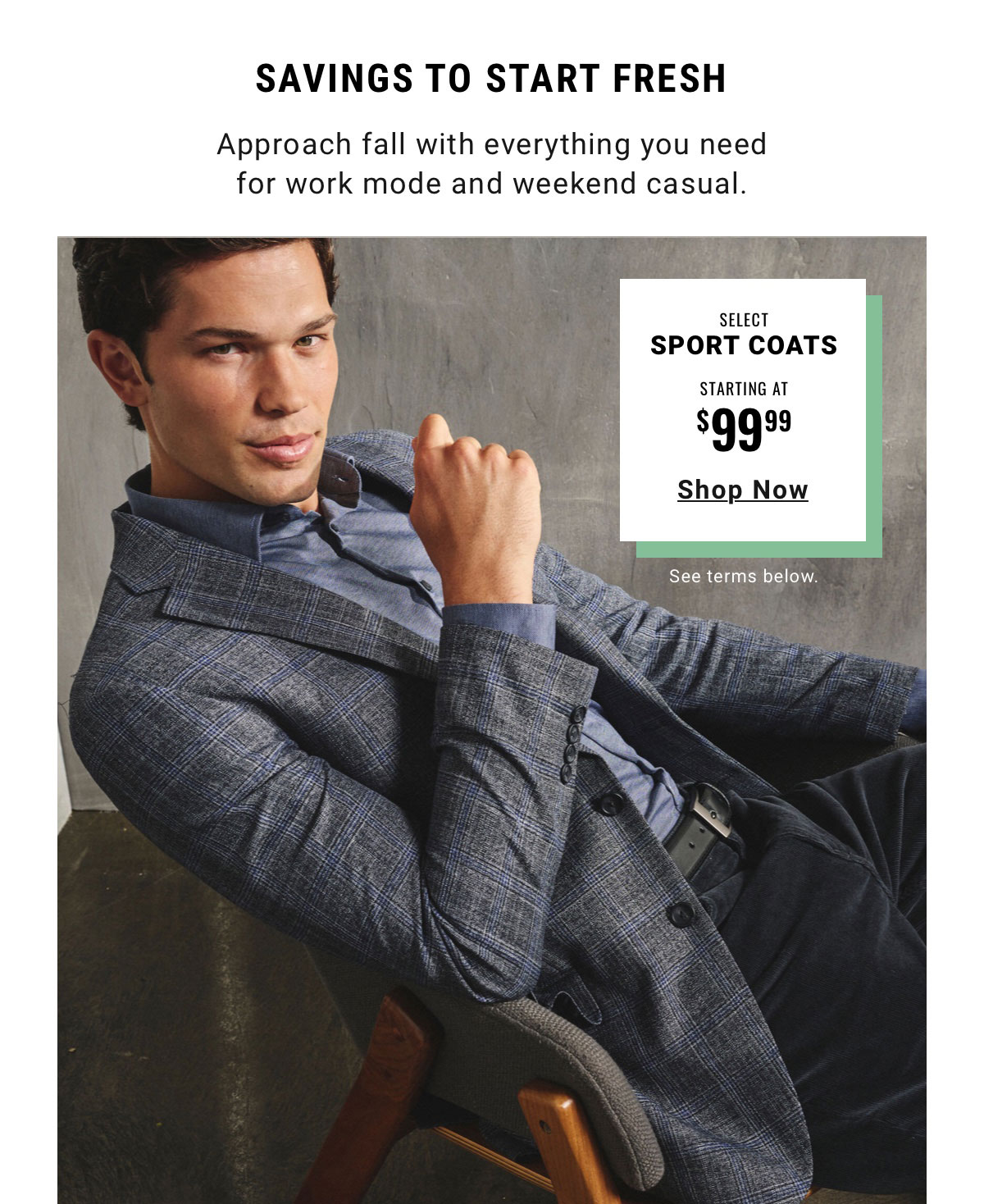 Men's Wearhouse: You're in luck! Sale starts NOW | Milled