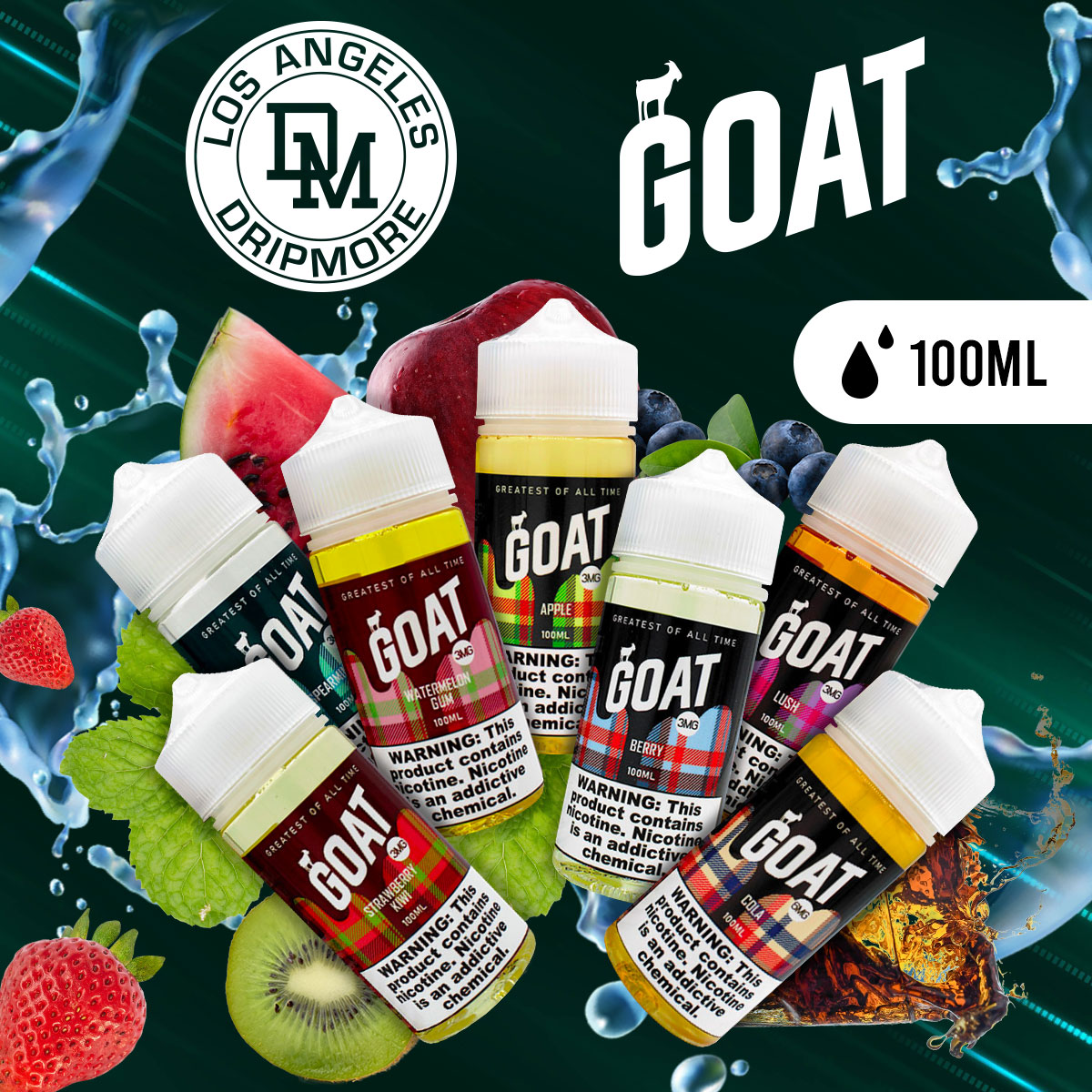 Vape.com: The wait is over! GOAT Series Drip More 100mL is here😍 | Milled
