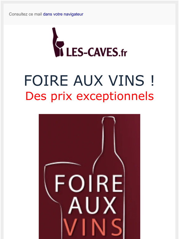 Les Caves: Foire aux Vins, des prix exceptionnels ! | Milled