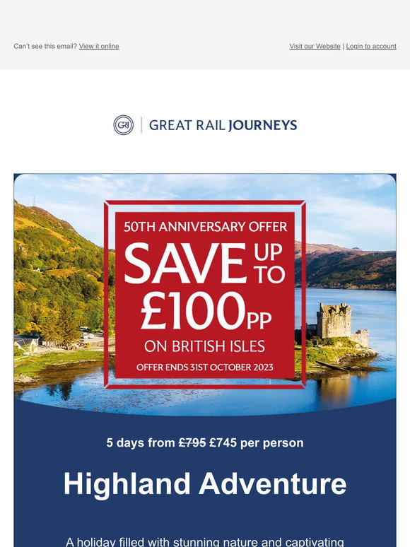 Great Rail Journeys: The most amazing Highland Adventure | Milled