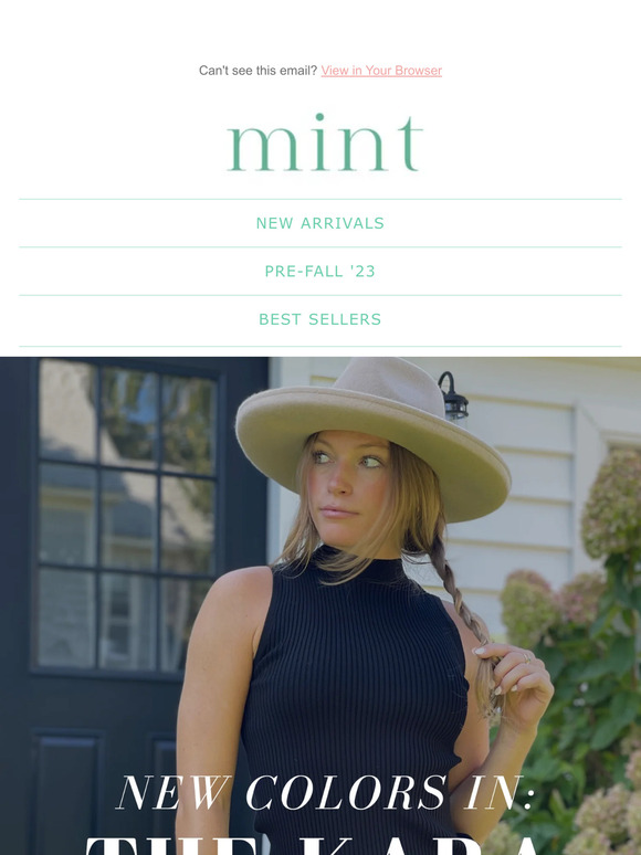 Mint Clothing: New Colors Added: Best Selling Michael Stars | Milled