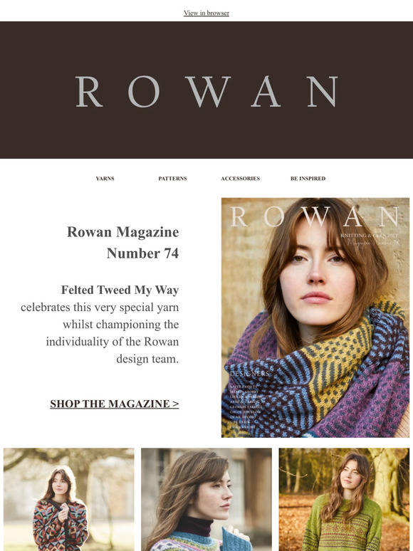 Sirdar Holdings Ltd: Rowan Magazine 74 | Milled