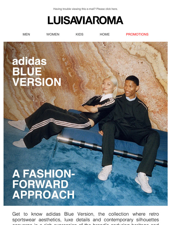 LUISAVIAROMA: New arrivals from adidas Blue Version | Milled