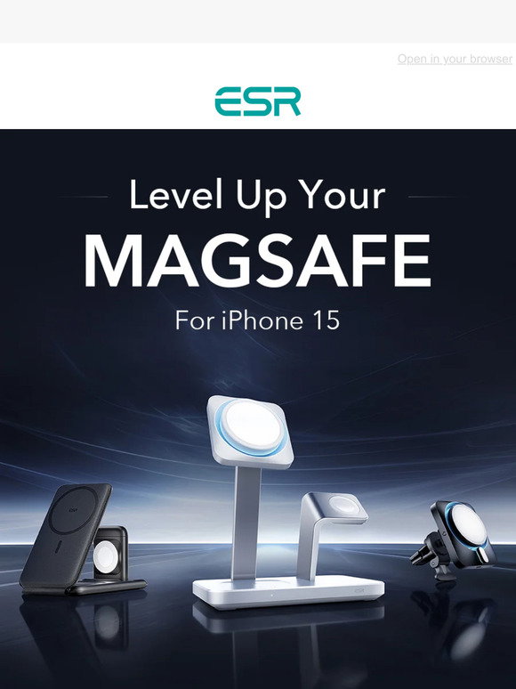 ESR Gear: 🚀Level up your MagSafe for iPhone 15 | ESR | Milled