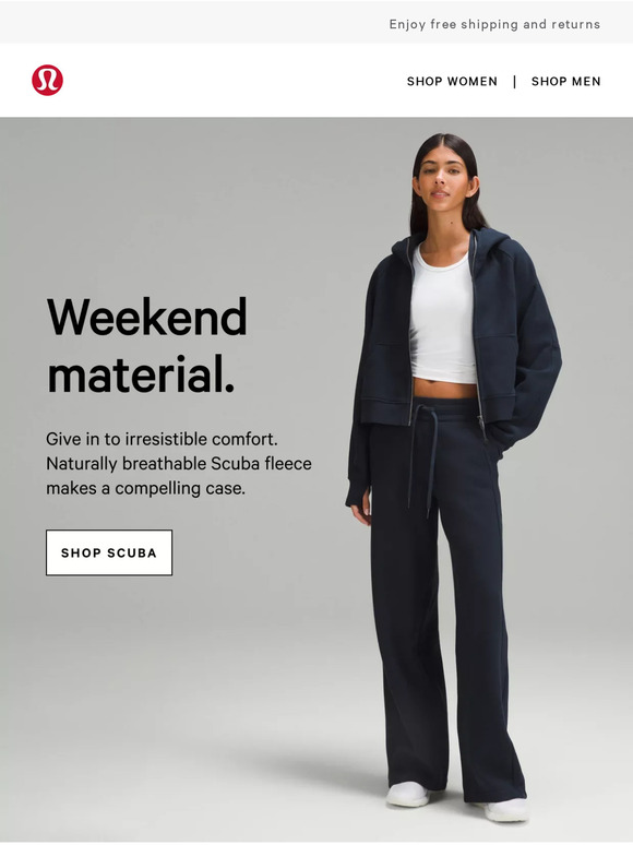 lululemon: Scuba wears like a weekend | Milled