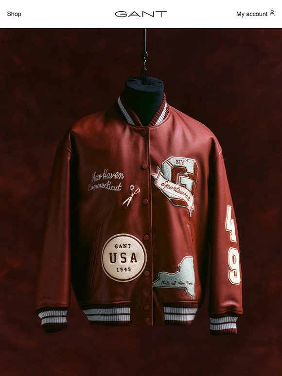 GANT: The Varsity Jacket | Milled