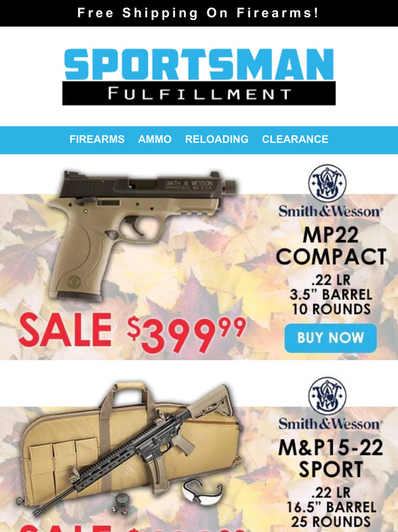 Fin Feather Fur Outfitters: Do Not Miss These Smith & Wesson Deals ...