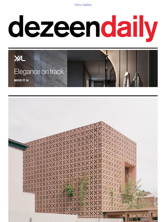 Dezeen: Pink breeze-block extension | Montauk restaurant | Art-filled ...