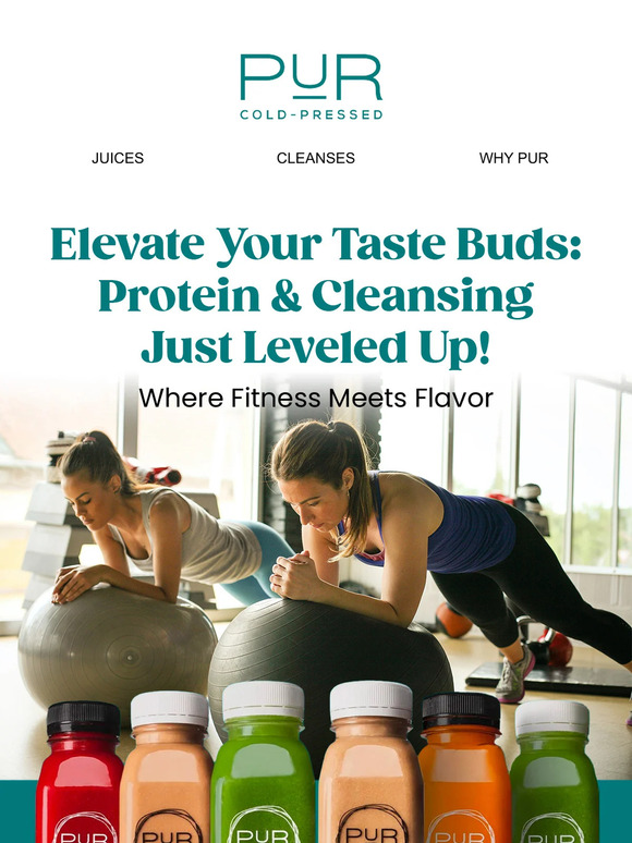 PUR Cold Pressed Juice: Fuel for your active lifestyle 💪 | Milled