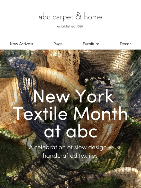 ABC Carpet & Home: The Art of Textiles at abc | Milled