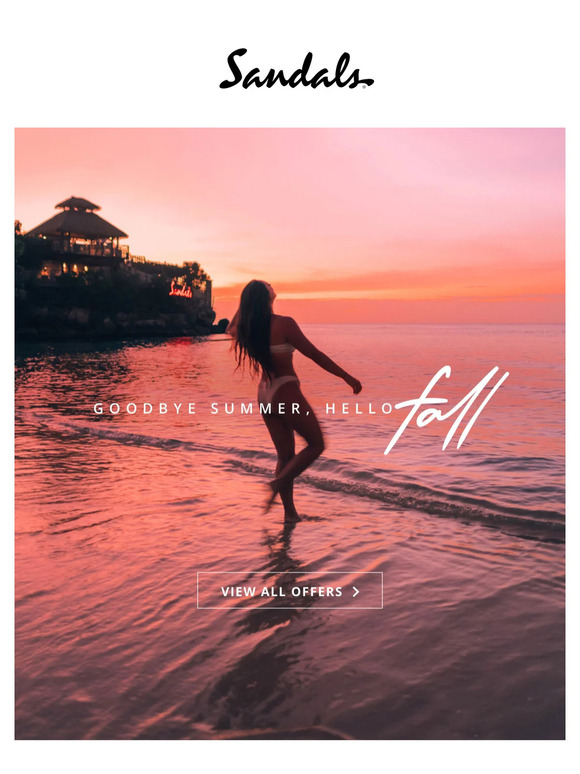 Sandals Resorts: 💬 Say Goodbye Summer, Hello Fall in Paradise | Milled