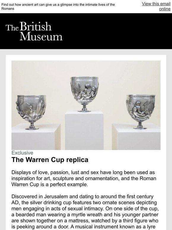 British Museum: Discover the collection | The Warren Cup | Milled