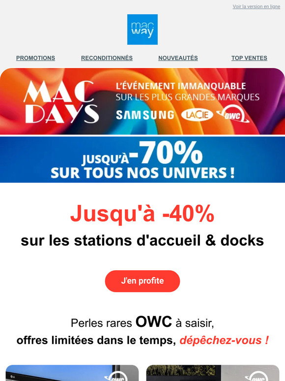 MacWay: Station d'accueil & docks : Perles rares ! | Milled