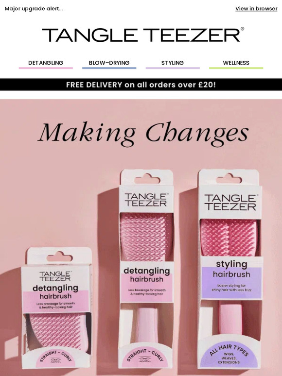 Tangle Teezer: Our packaging is going cardboard 💚 | Milled