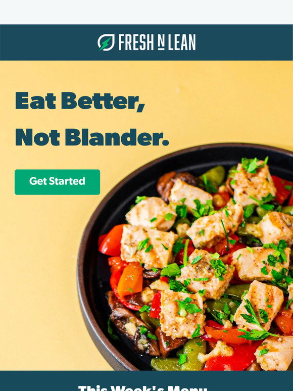 Fresh n' Lean: this week's menu = 😋 | Milled