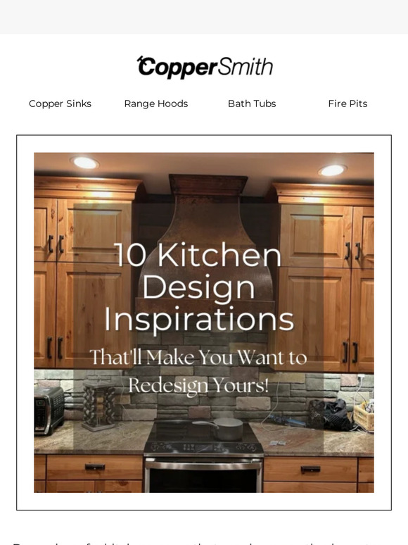 World CopperSmith: Dive into the Rustic Kitchen Revival: Top 10 Inspirations! 🤩🤗 | Milled
