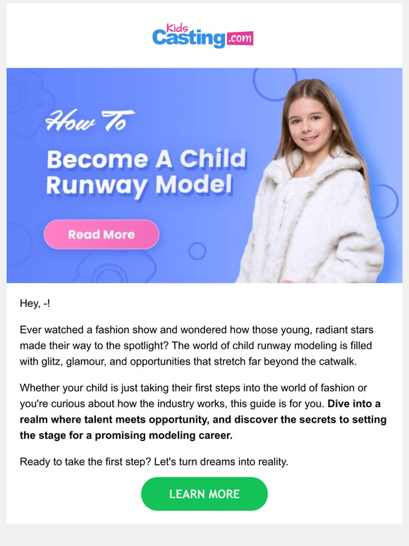 KidsCasting: How to Become a Child Runway Model? | 🎓 KidsCasting Academy | Milled