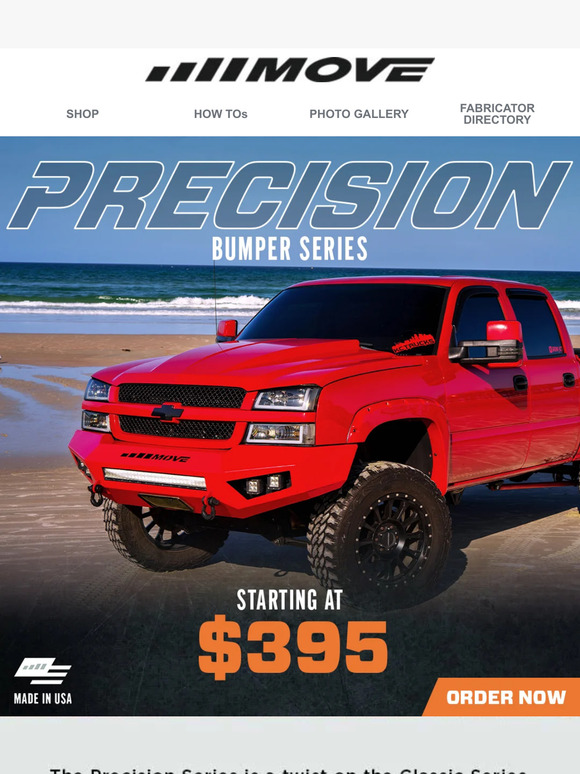 Move Bumpers: 🔸 Precision Series Bumper Kits 🔸 | Milled