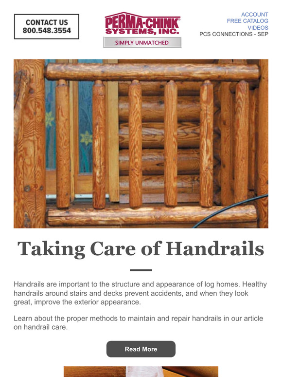 Perma-Chink Systems: Taking Care Of Specific Exterior Wood - Handrails ...