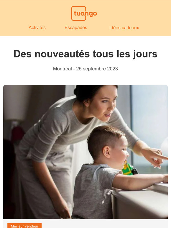 Tuango: Forfait gourmand trois destinations | Ton Livre Ton Histoire ...