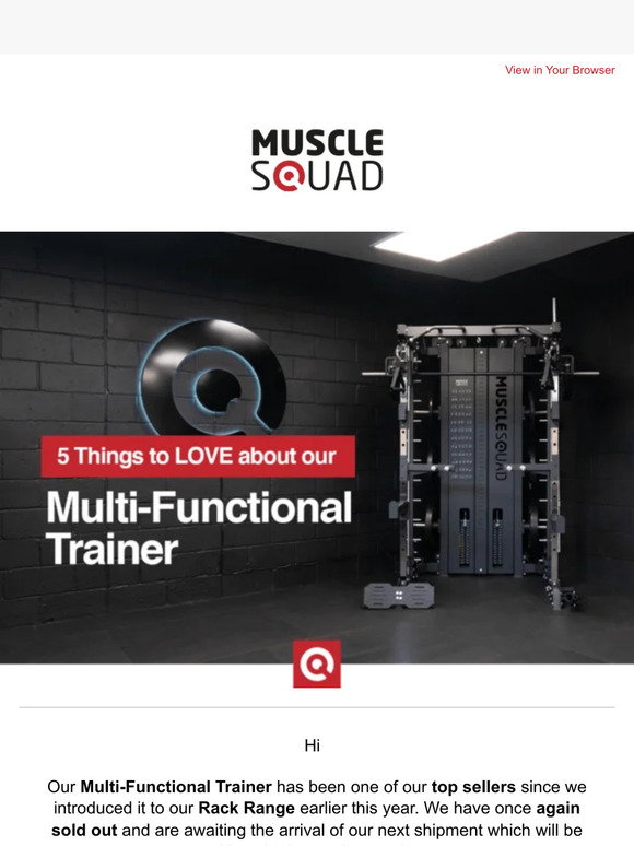 MuscleSquad: 5 Things we LOVE about our Multi-Functional Trainer | Milled