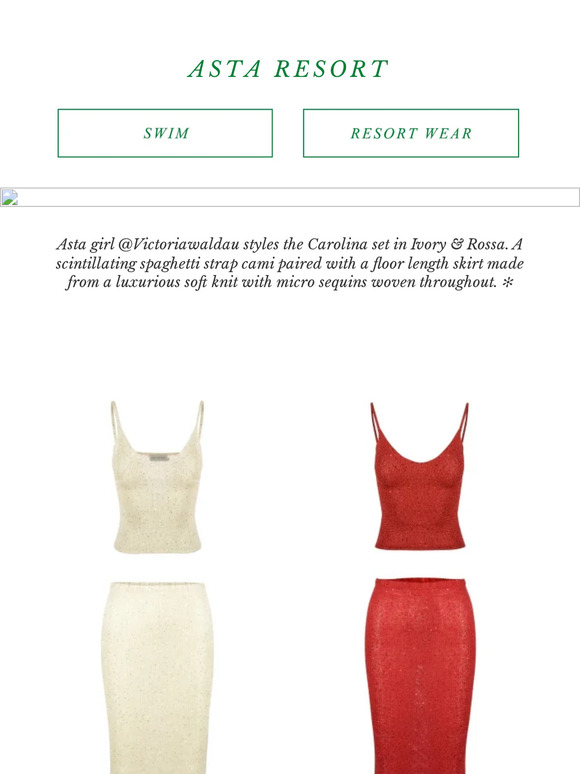 Asta Resort: The CAROLINA Set | Milled