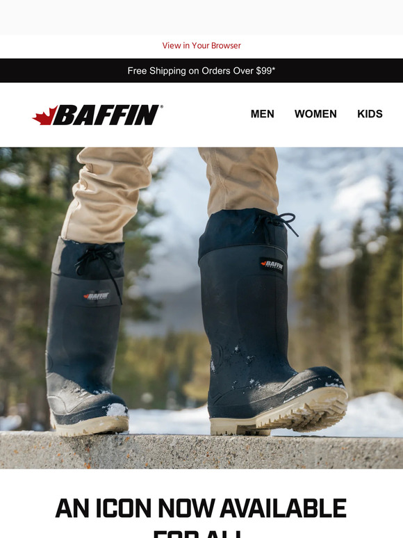 Baffin: AN ICON NOW AVAILABLE FOR ALL | Milled
