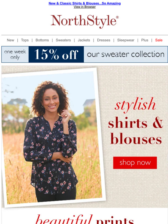 NorthStyle: Stylish & Stunning ~ Blouses & Shirts ~ You'll Look Great ...