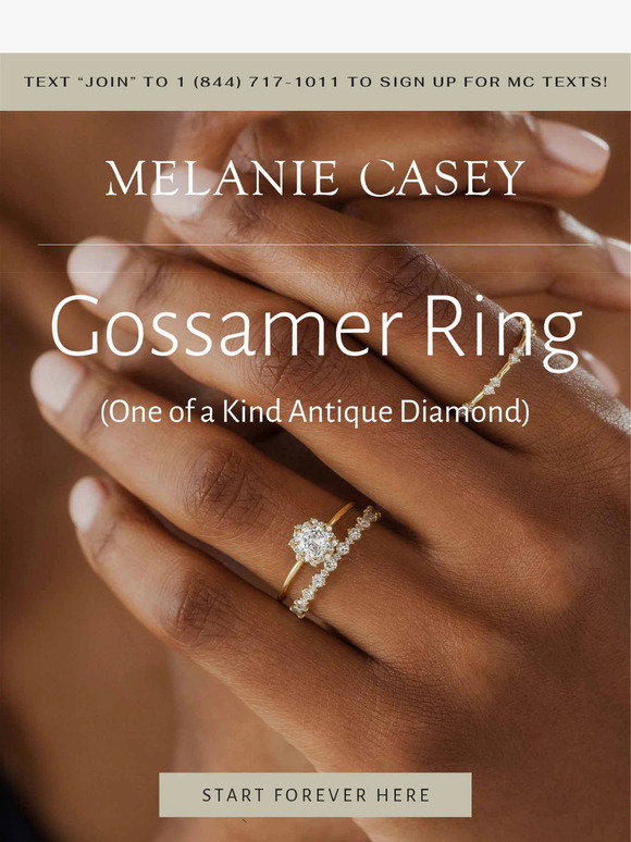 Melanie Casey: Introducing the Gossamer Ring | Milled