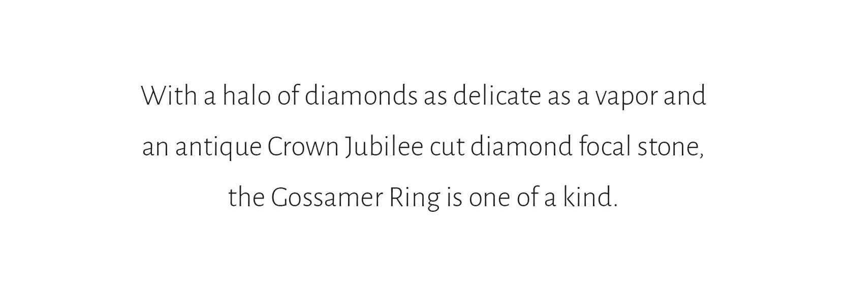 Melanie Casey: Introducing the Gossamer Ring | Milled