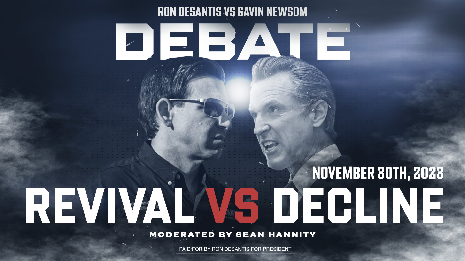 Ron DeSantis: BREAKING: We've set a date for the ultimate red vs. blue ...