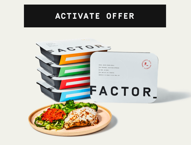 Factor: Eat well, easily w/ 50% OFF fully prepped meals | Milled